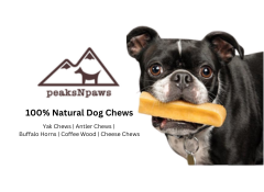 Buy Premium and 100% Natural Dog Chews Online | peaksNpaws – peaksnpaws